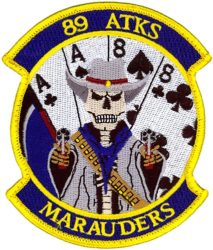 89th ATTACK SQUADRON – MARAUDERS | Flightline Insignia