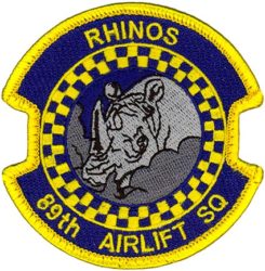 89th AIRLIFT SQUADRON | Flightline Insignia