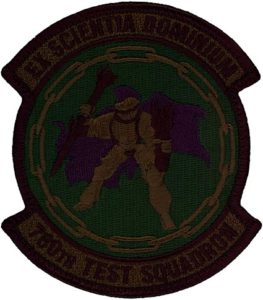 780th TEST SQUADRON – SUBDUED | Flightline Insignia