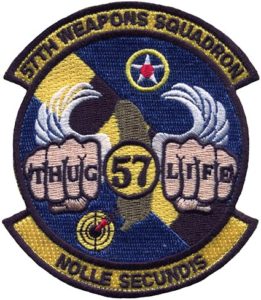 57th WEAPONS SQUADRON – THUG LIFE | Flightline Insignia
