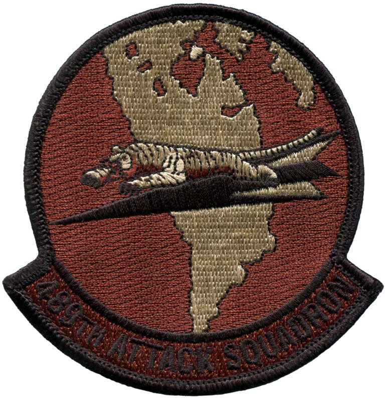 489th ATTACK SQUADRON – DESERT | Flightline Insignia