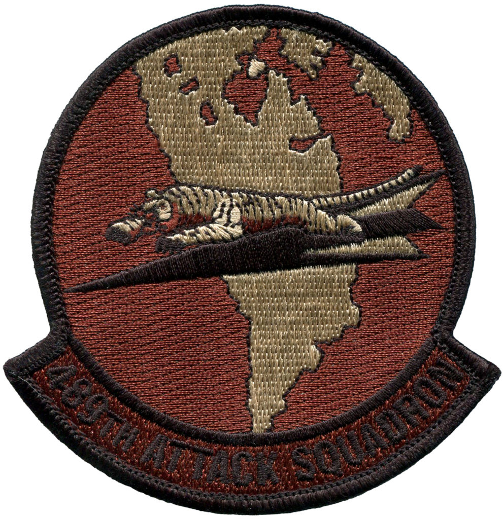 489th ATTACK SQUADRON – DESERT | Flightline Insignia