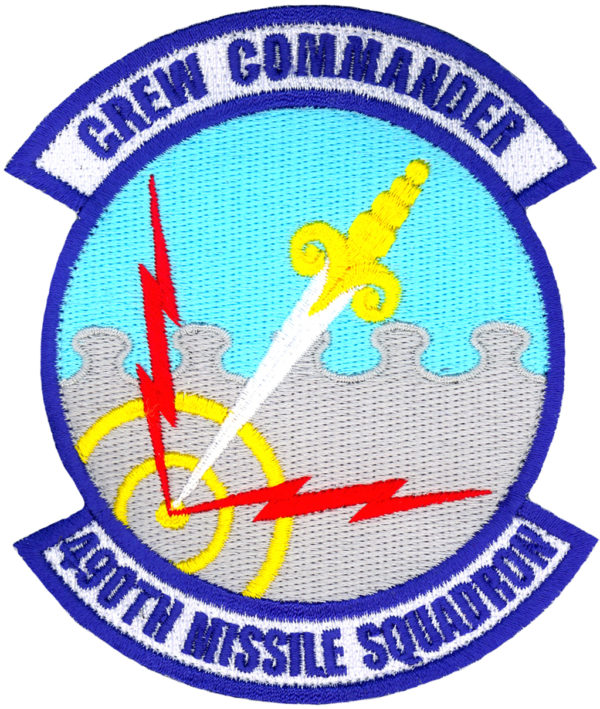 490th MISSILE SQUADRON – CREW COMMANDER | Flightline Insignia