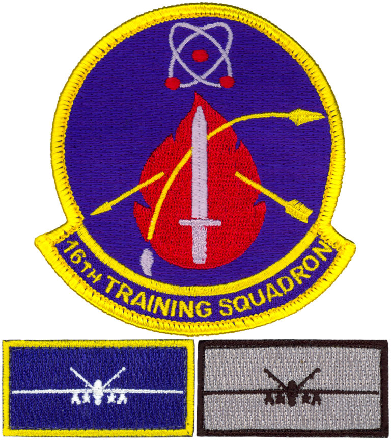 16th TRAINING SQUADRON + MQ-1 POCKET TABS | Flightline Insignia