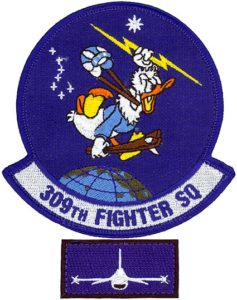 309th FIGHTER SQUADRON + F-16 POCKET TAB SET | Flightline Insignia