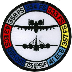355th OPERATIONS GROUP – GAGGLE – A-10 & EC-130 | Flightline Insignia