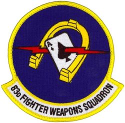 83d FIGHTER WEAPONS SQUADRON | Flightline Insignia