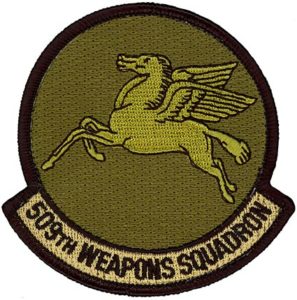 509th WEAPONS SQUADRON – OCP – MULTICAM | Flightline Insignia