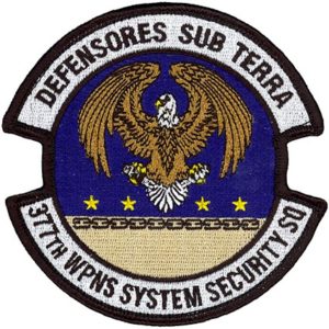 377th WEAPONS SYSTEM SECURITY SQUADRON | Flightline Insignia
