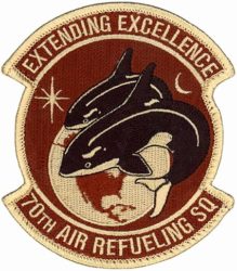 70th AIR REFUELING SQUADRON – DESERT | Flightline Insignia