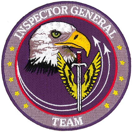 AIR COMBAT COMMAND – INSPECTOR GENERAL – TEAM | Flightline Insignia