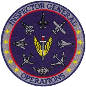 AIR COMBAT COMMAND – INSPECTOR GENERAL – OPERATIONS | Flightline Insignia