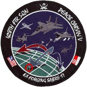 428th FIGHTER SQUADRON – EX FORGING SABRE 2017 | Flightline Insignia