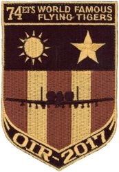 74th EXPEDITIONARY FIGHTER SQUADRON – OPERATION INHERENT RESOLVE 2017 ...