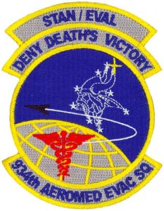 934th AEROMEDICAL EVACUATION SQUADRON – STANDARDIZATION/EVALUATION ...