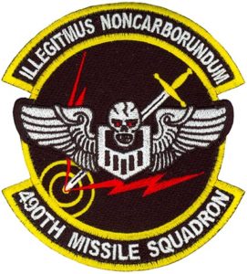 490th MISSILE SQUADRON – ILLEGITMUS NONCARBORUNDUM | Flightline Insignia