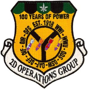 2nd OPERATIONS GROUP – 100 YEARS OF POWER | Flightline Insignia
