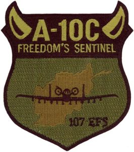 107th EXPEDITIONARY FIGHTER SQUADRON – A-10C – OPERATION FREEDOM ...