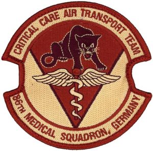 86th MEDICAL SQUADRON – CRITICAL CARE AIR TRANSPORT TEAM – DESERT | Flightline Insignia