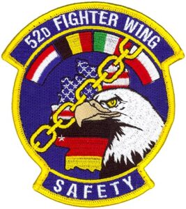 52nd FIGHTER WING – SAFETY | Flightline Insignia