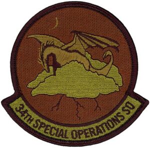 34th SPECIAL OPERATIONS SQUADRON – MORALE – SUBDUED | Flightline Insignia