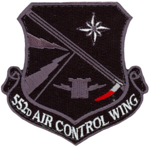 552nd AIR CONTROL WING – MORALE – BLACK | Flightline Insignia