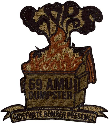 69th AIRCRAFT MAINTENANCE UNIT – DUMPSTER – MORALE – OCP | Flightline ...