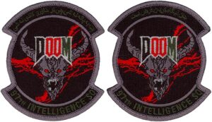 97th INTELLIGENCE SQUADRON – DOOM -SET | Flightline Insignia