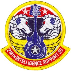 218th INTELLIGENCE SUPPORT SQUADRON | Flightline Insignia