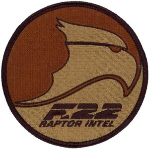LOCKHEED F-22A RAPTOR – INTELLIGENCE – OCP | Flightline Insignia