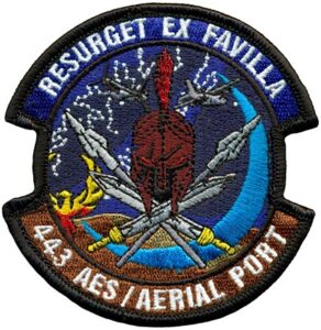 443d AIR EXPEDITIONARY SQUADRON – AERIAL PORT | Flightline Insignia