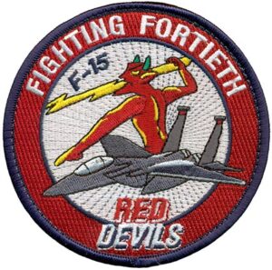 40th FLIGHT TEST SQUADRON – F-15 RED DEVILS | Flightline Insignia