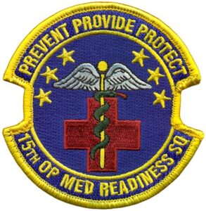 15th OPERATIONAL MEDICAL READINESS SQUADRON | Flightline Insignia