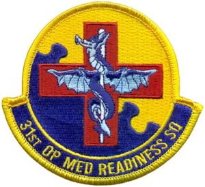 31st OPERATIONAL MEDICAL READINESS SQUADRON | Flightline Insignia