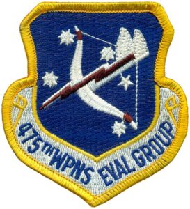 475th WEAPONS EVALUATION GROUP | Flightline Insignia