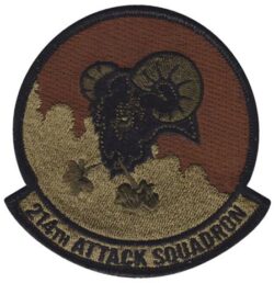 214th ATTACK SQUADRON – OCP – NEW | Flightline Insignia