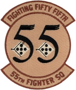 55th FIGHTER SQUADRON – DESERT | Flightline Insignia