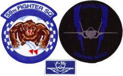 58th FIGHTER SQUADRON – F-35 LIGHTNING DRIVER + POCKET TAB SET ...