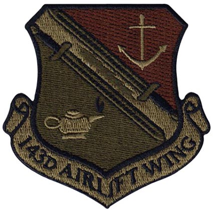 143d AIRLIFT WING – OCP | Flightline Insignia