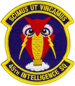 45th INTELLIGENCE SQUADRON | Flightline Insignia