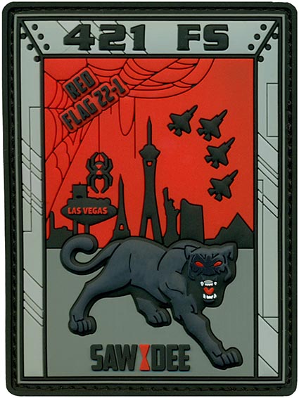 421st FIGHTER SQUADRON – RED FLAG 2022-1 | Flightline Insignia