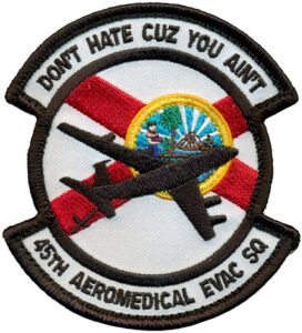 45th AEROMEDICAL EVACUATION SQUADRON – MORALE | Flightline Insignia