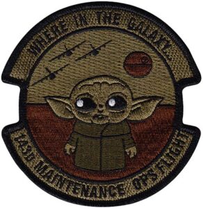 143d MAINTENANCE OPERATIONS FLIGHT – OCP | Flightline Insignia