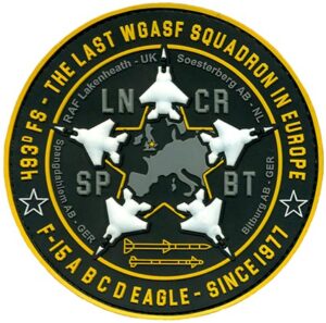 493rd FIGHTER SQUADRON – F-15C – THE LAST WGASF SQUADRON IN EUROPE ...