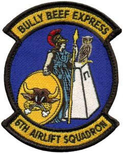 6th AIRLIFT SQUADRON – MORALE | Flightline Insignia