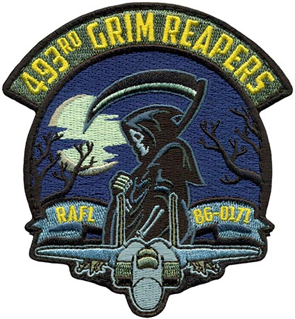 493rd FIGHTER SQUADRON – F-15C 86-0171 | Flightline Insignia