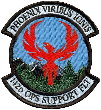 142d OPERATIONS SUPPORT FLIGHT – OR ANG | Flightline Insignia