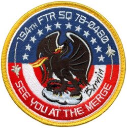 194th FIGHTER SQUADRON – F-15C 78-0480 | Flightline Insignia