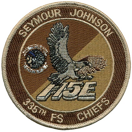 335th FIGHTER SQUADRON – F-15E – DESERT | Flightline Insignia