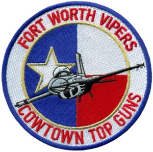 457th FIGHTER SQUADRON – F-16 – COWTOWN TOP GUNS | Flightline Insignia